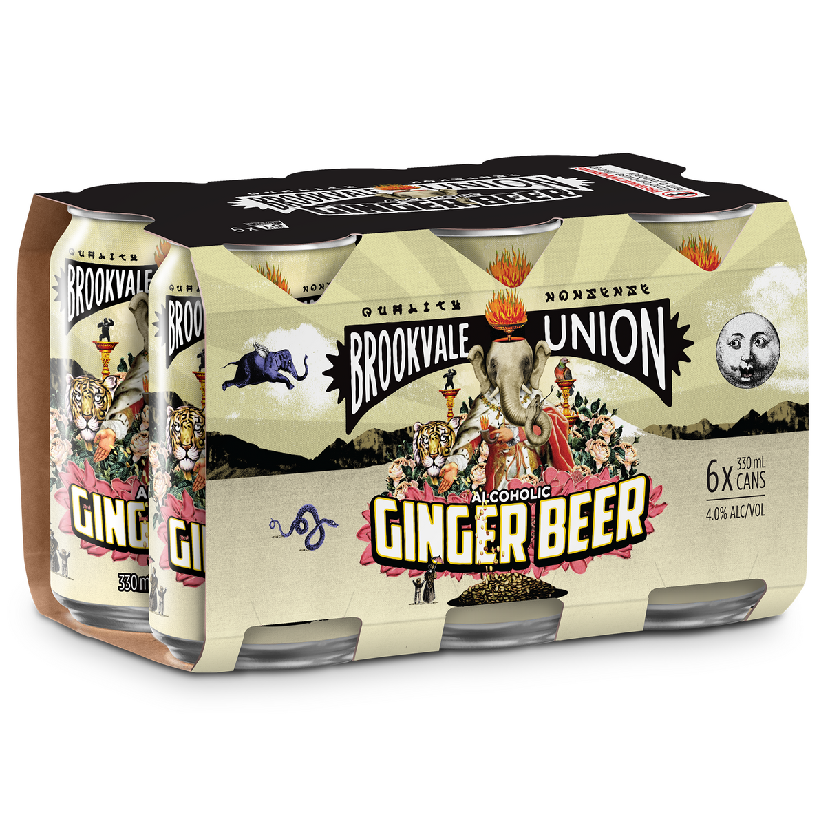 Brookvale Union Alcoholic Ginger Beer 6 Pack Cans – Thirsty Liquor Papakura