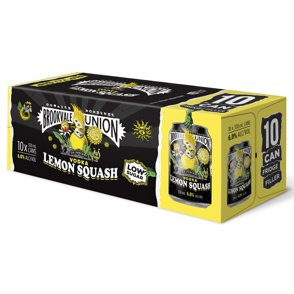 Brookvale Union Lemon 10 pack 330ml cans – Thirsty Liquor Papakura