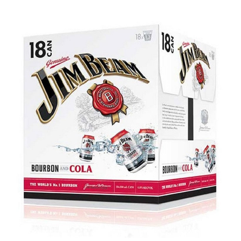 Jim Beam and Cola 18pk Cans – Thirsty Liquor Papakura