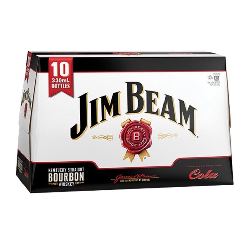 Jim Beam Cola 10 Pk Btls – Thirsty Liquor Papakura